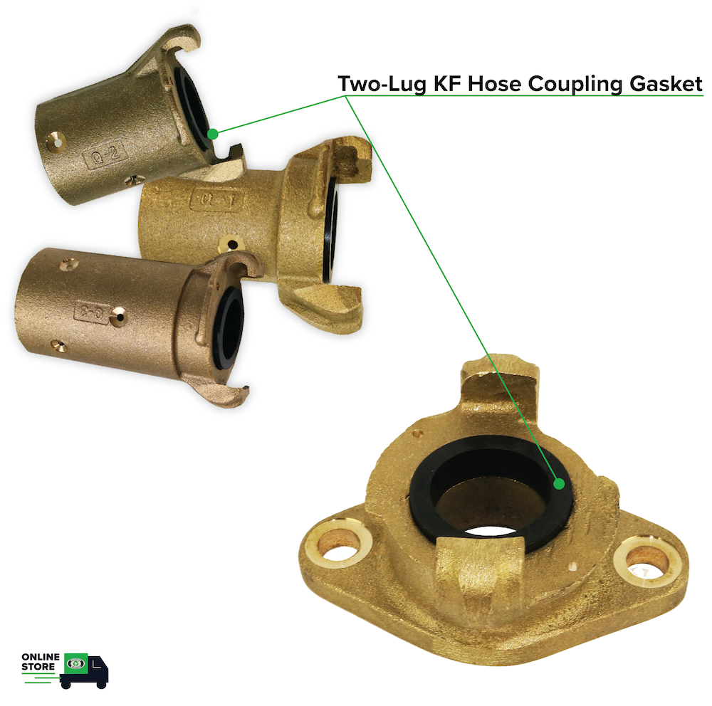 Two-Lug KF Hose Coupling Gasket - Dustless Blasting® Online Store