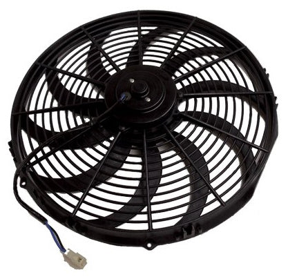 Enclosed 12V DC electric motor fan for exterior applications (Part of