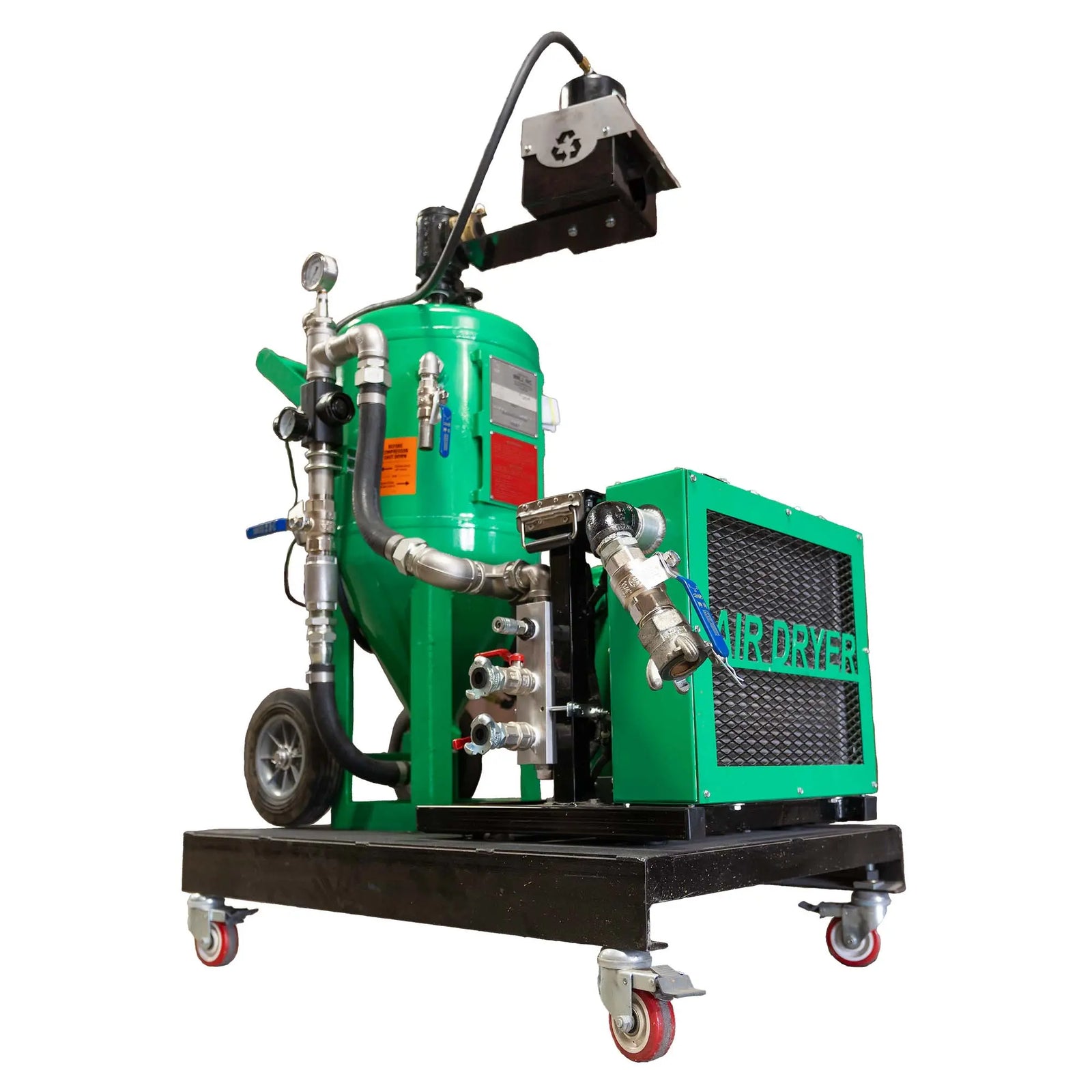DB225® Compressor-Ready Cart - Abrasive Blaster & ADCS - Dustless