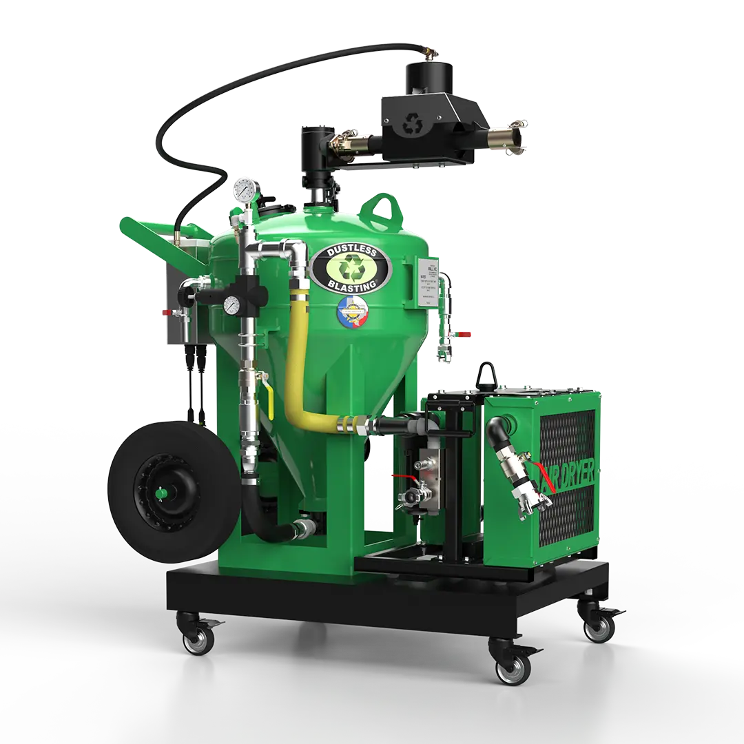 DB500® Compressor-Ready Cart | Sand Blaster & ADCS