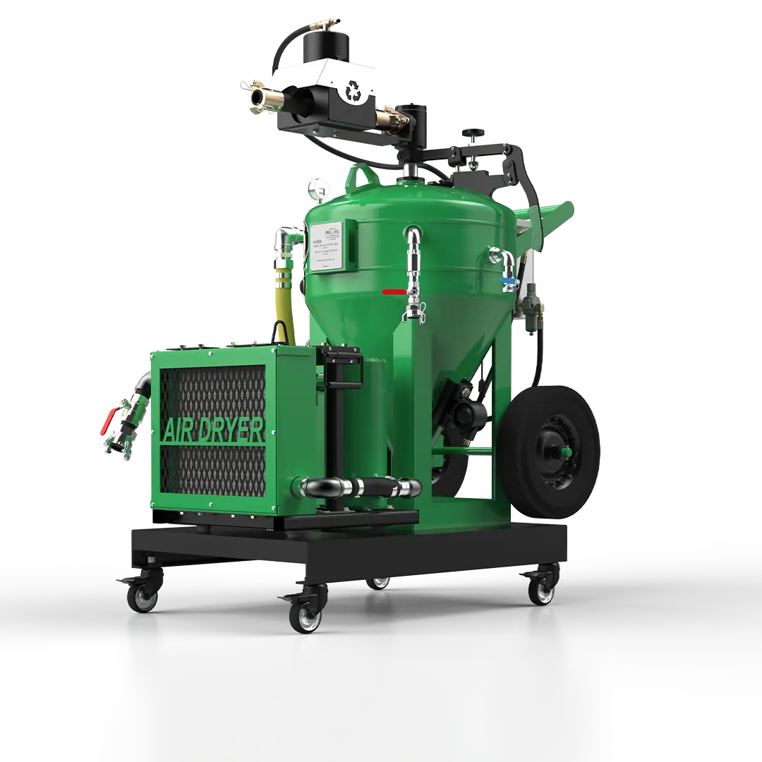 DB500® Compressor-Ready Cart | Sand Blaster & ADCS