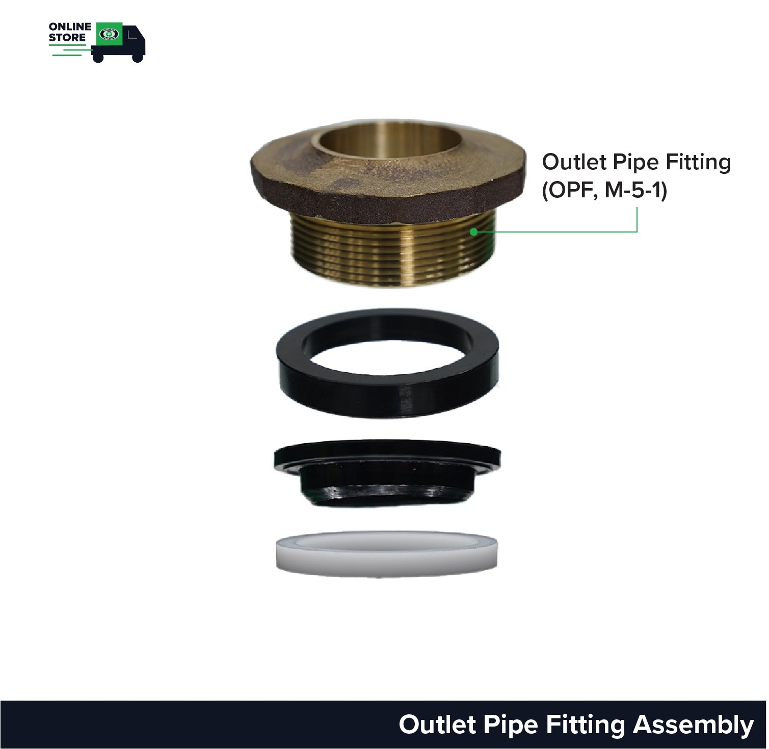 Outlet Pipe Fitting (OPF, M-5-1) - Dustless Blasting® Online Store